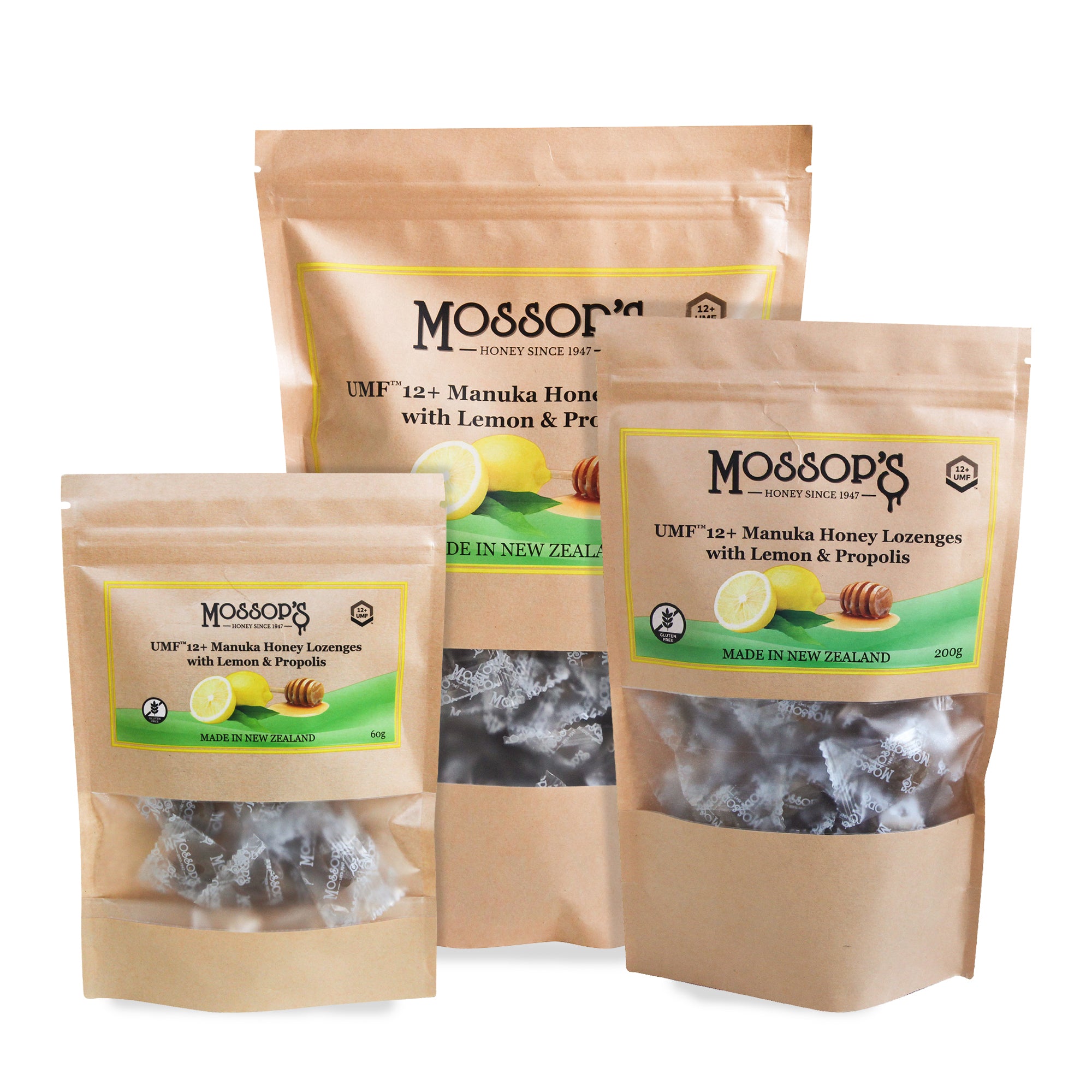 Mossop's UMF®12+ -Manuka Honey Lozenges with Lemon & Propolis